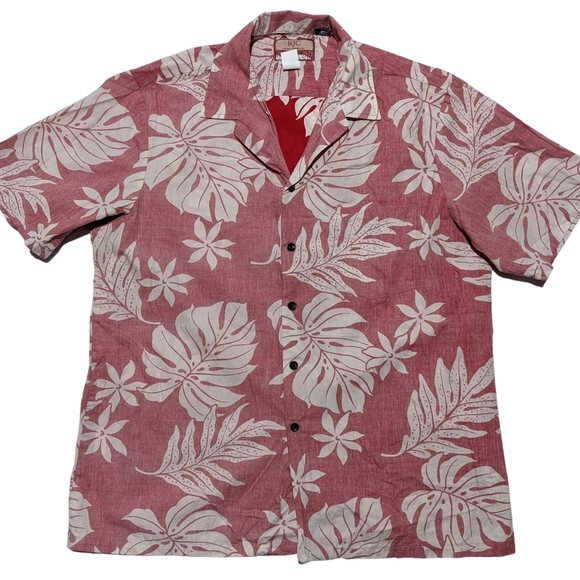 RJC | Shirts | Rjc Mens Xl Short Sleeve Button Up Red Floral Hawaiian ...